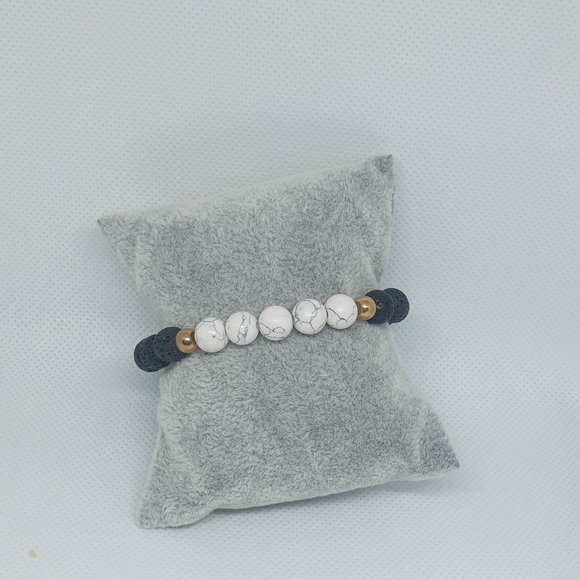 Accessories | New Handmade Natural Lava Beads Bracelet | Poshmark